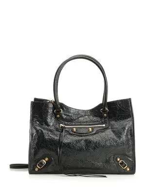 Balenciaga Small Le City Tote Bag - Black