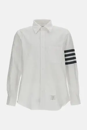 Thom Browne Straight Fit B/d L/s Shirt In Engineered 4 Bar Oxford - Multicolor