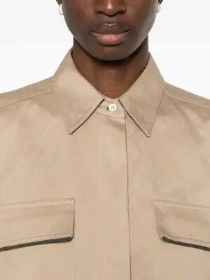 Brunello Cucinelli Cotton Shirt - Brown