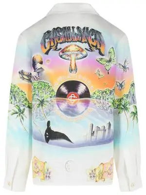 Casablanca Innocence' Linen Shirt