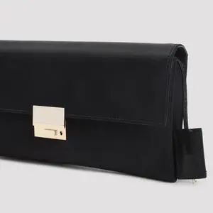 TOM FORD Satin Clutch - Black