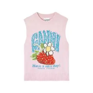 GANNI Knitwear Jumpers - Pink