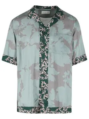 Dries Van Noten Carltone' Viscose Shirt - Green
