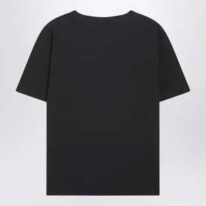 Chloé Logo And Flamingo Print T-shirt - Black