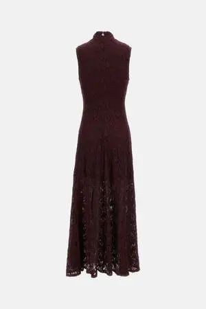 ROTATE BY BIRGER CHRISTENSEN Lace Maxi Flared Dress