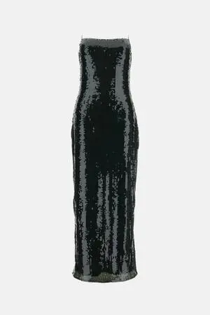 ROTATE BY BIRGER CHRISTENSEN Sequins Maxi Slip Dress - Multicolor