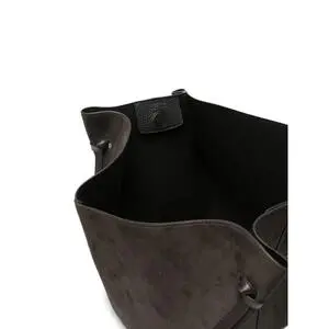 Yuzefi Suede Shoulder Bag - Brown