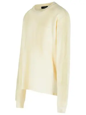 Amiri Ivory Cotton T-shirt