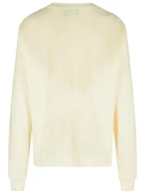 Amiri Ivory Cotton T-shirt