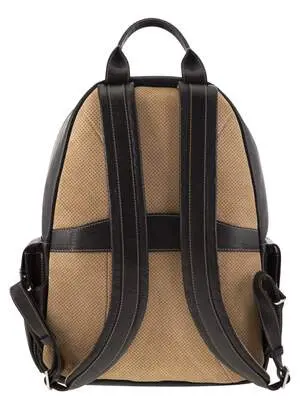 Brunello Cucinelli Grained Calfskin Backpack - Black