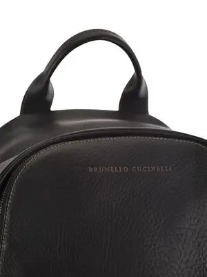 Brunello Cucinelli Grained Calfskin Backpack
