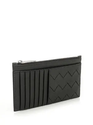 Bottega Veneta Long Braided Card Holder With Zip