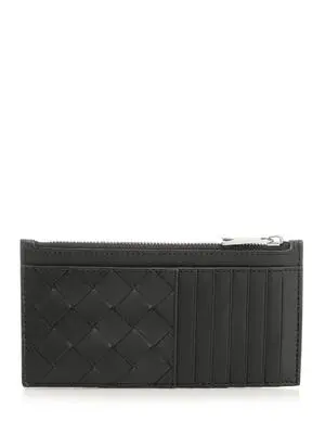 Bottega Veneta Long Braided Card Holder With Zip