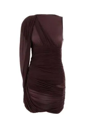 Magda Butrym Grape Stretch Tulle Dress - Purple