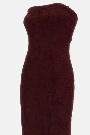 ROTATE BY BIRGER CHRISTENSEN Flower Mesh Flounce Dress