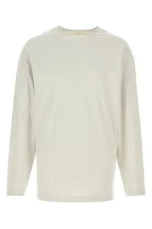 LEMAIRE Chalk Cotton T-shirt - Gray