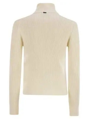 Herno Wool Ribbed Cardigan