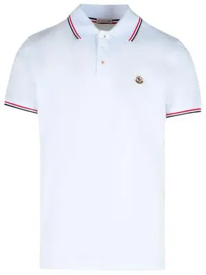 Moncler Cotton Polo Shirt - White