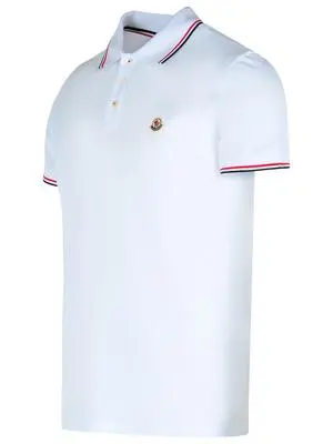 Moncler Cotton Polo Shirt - White