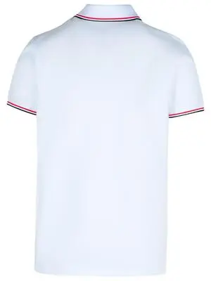 Moncler Cotton Polo Shirt - White