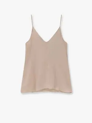 Brunello Cucinelli Stretch Silk Top