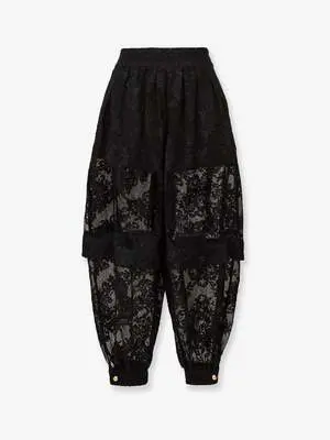 Zimmermann Luna Lace Harem Pants - Black