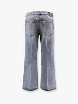 TOTEME Cotton Jeans With Flared Bottom - Multicolor