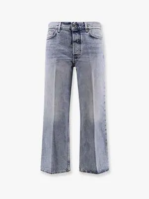 TOTEME TOTEME Cotton Jeans With Flared Bottom Multicolor