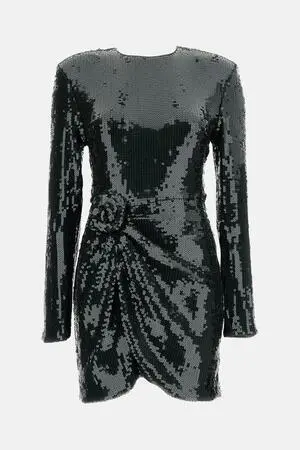 ROTATE BY BIRGER CHRISTENSEN Sequins Long Sleeve Mini Dress - Multicolor