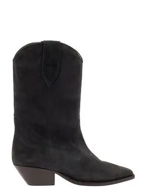 Isabel Marant Étoile Duerto-gz Leather Boots - Black