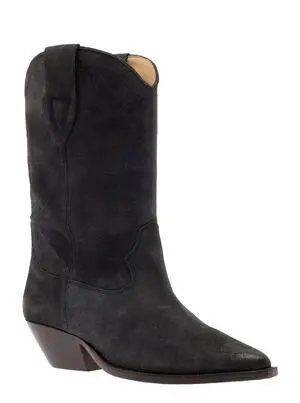 Isabel Marant Étoile Leather Ankle Boots - Black