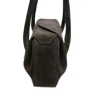 Yuzefi Suede Shoulder Bag - Brown