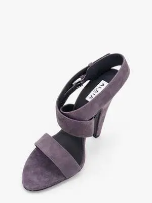 Alaïa Suede Heeled Sandals