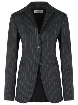 Sportmax Rive' Tight Blazer In Virgin Wool Blend
