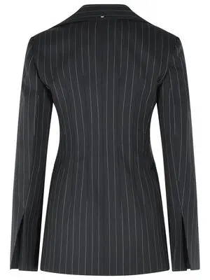 Sportmax Rive' Tight Blazer In Virgin Wool Blend