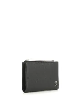 Saint Laurent Tiny Cassandre Bi-fold Wallet