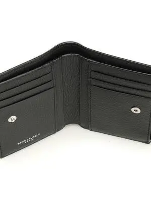Saint Laurent Tiny Cassandre Bi-fold Wallet