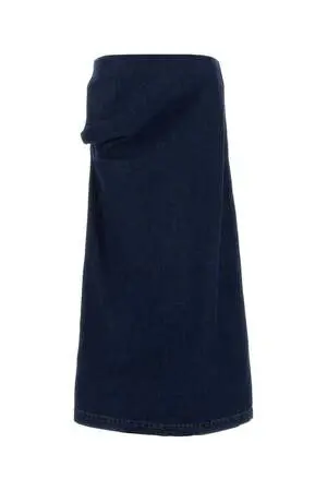 Magda Butrym Denim Skirt - Blue