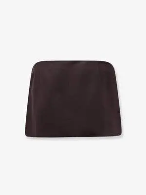Miu Miu Mohair And Virgin Wool Mini Skirt - Multicolor