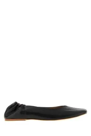 A.p.c. Leather Juliet Ballerinas - Black