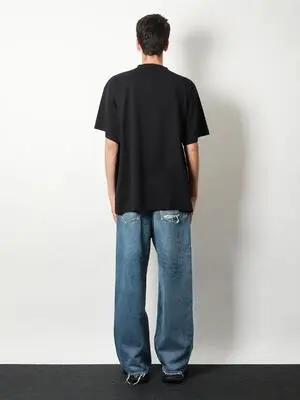 Balenciaga The Door Cotton T-shirt - Black
