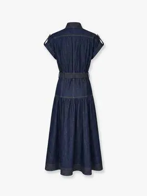 Zimmermann Long Denim Dress