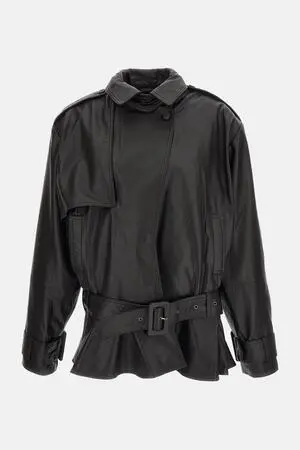 ROTATE BY BIRGER CHRISTENSEN Biker Leather Jacket - Multicolor