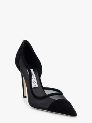 JIMMY CHOO Brigitte 100 Suede Decollete