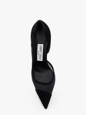 JIMMY CHOO Brigitte 100 Suede Decollete