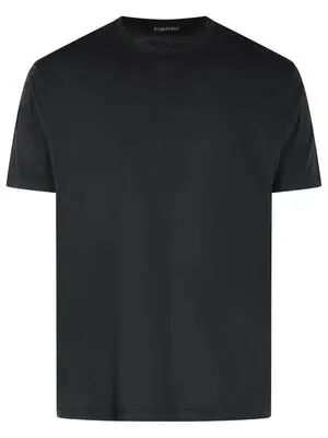 TOM FORD Tom Ford Black Cotton Blend T-Shirt Men