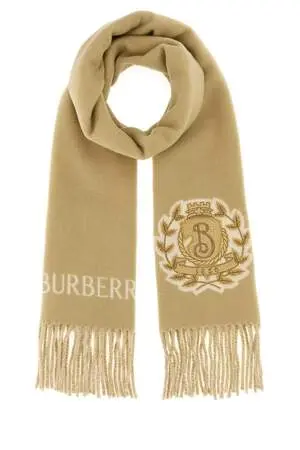 Burberry Beige Cashmere Scarf - Brown