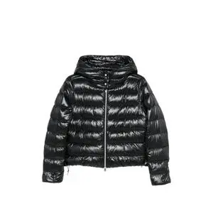 Herno Glossy Puffer Jacket - Black