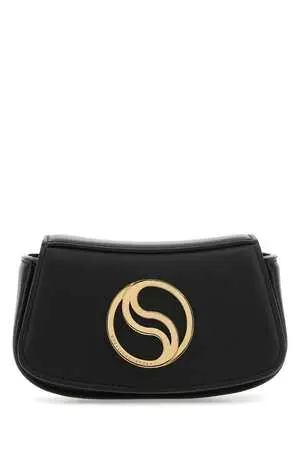 Stella McCartney Biscuit Alter Mat Mini Shoulder Bag - Black