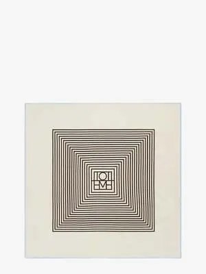 TOTEME Centered Monogram Silk Foulard - Multicolor